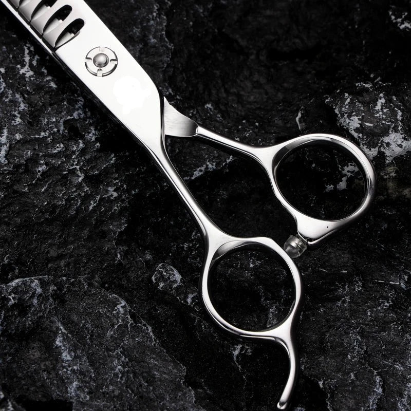 Axrot Left-Handed Wide-Tooth Thinning Scissors 6.5 and 7.0 Inches 440C ...